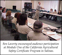 Agsafe Training Program Aims to Cultivate a Safety Culture - | CAL-OSHA ...