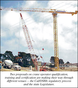 Competing Crane Operator Proposals Emerge - | CAL-OSHA Reporter