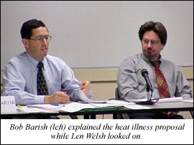 DOSH Gets an Earful on Heat Illness Proposal - Advisory Committee ...