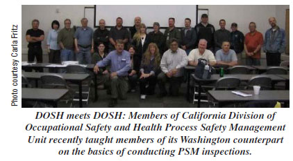 Cal/OSHA Goes to Washington to Teach Inspectors PSM Inspection Basics ...