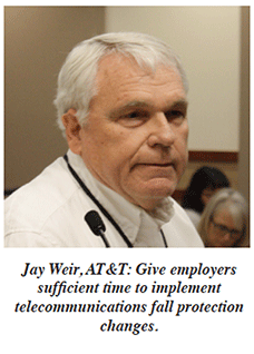 Telecomm Fall Protection Rules - | CAL-OSHA Reporter