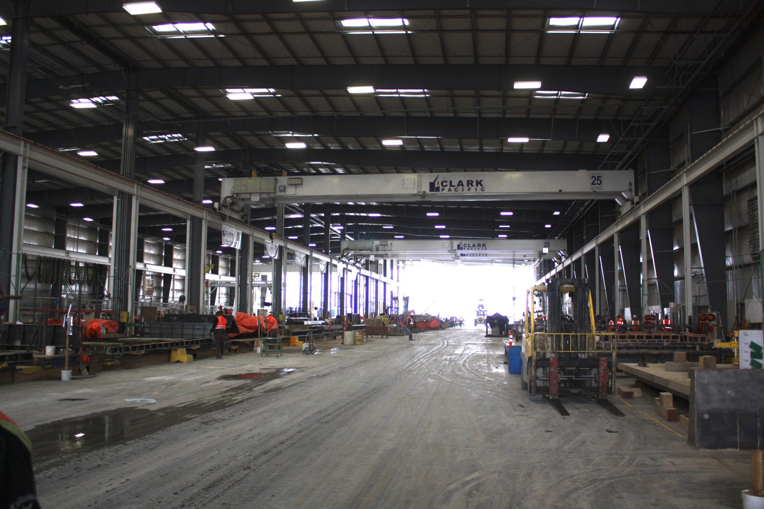 An indoor precast panel casting facility at Clark Pacific - | CAL-OSHA ...