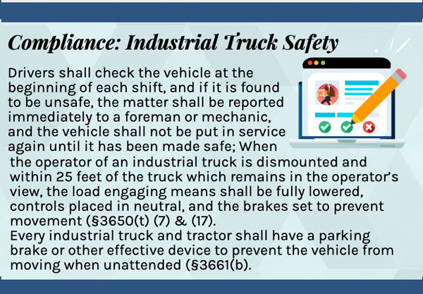 Compliance_industrial-Truck - | CAL-OSHA Reporter