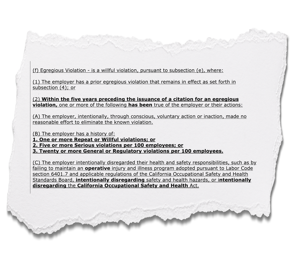 Revisions to ‘Egregious,’ Enterprise Violations and Penalties Proposal ...