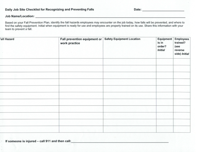 Checklist2 - | CAL-OSHA Reporter